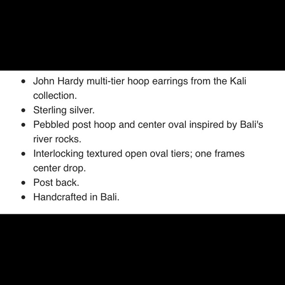 John Hardy | Jewelry | John Hardy Bali Earrings | Poshmark